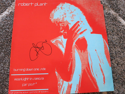 Robert Plant signed lp coa + Proof! Led Zeppelin autographed album | eBay