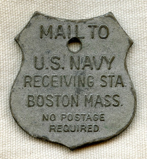 Cool WWII USN Liberty Pass for Sailor from USN Receiving Station, Fargo ...