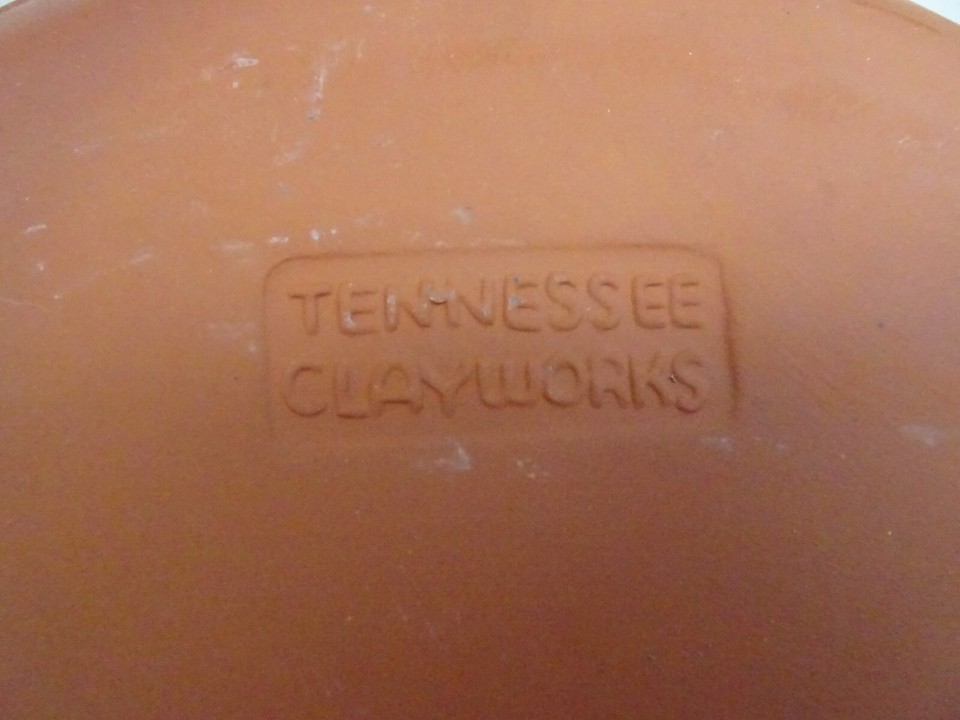 Tennessee Clay Works Redware Clay Fish Pottery Plate Art Spongeware ...