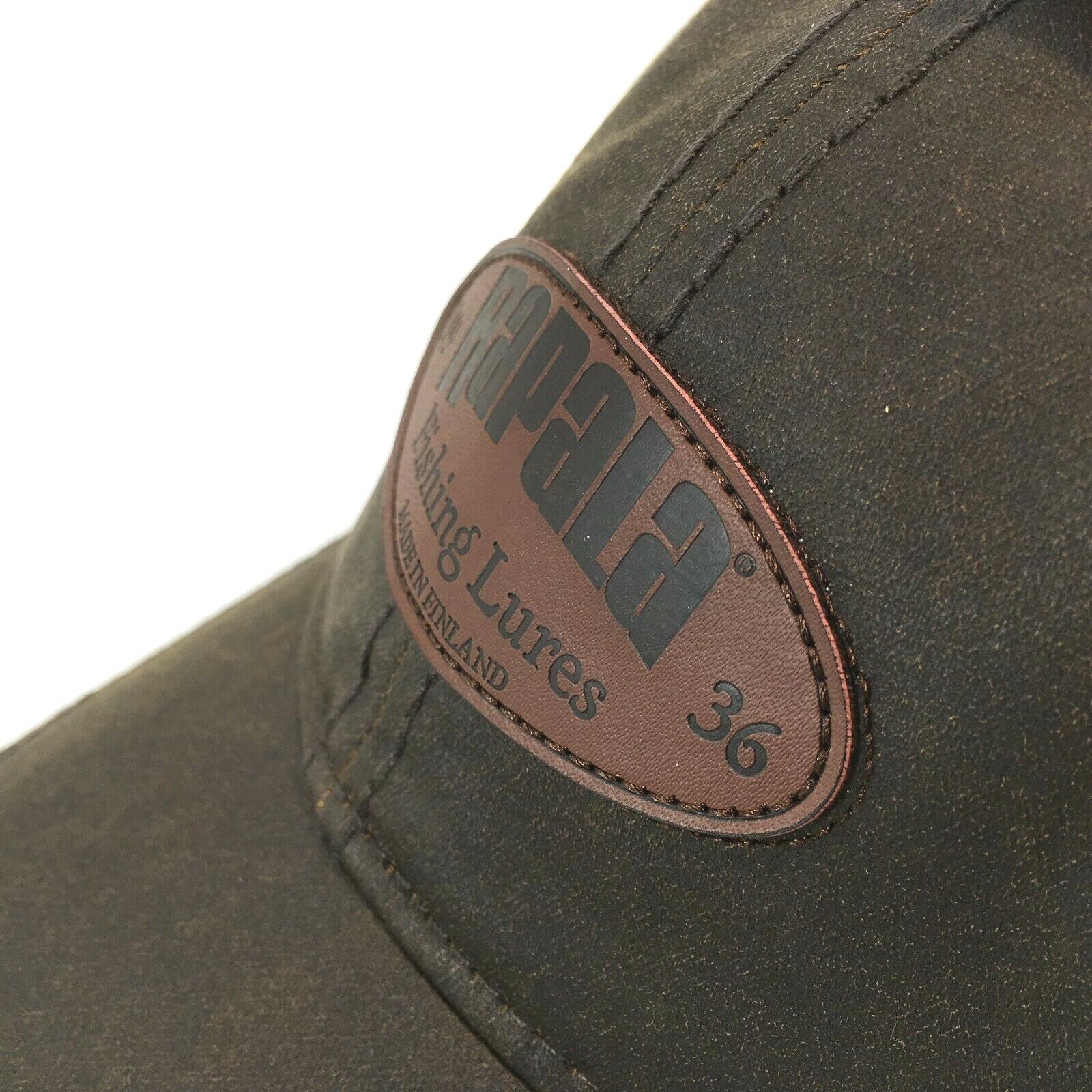 s Rapala Fishing Lures Adjustable Baseball Hat Cap Leather Patch for ...