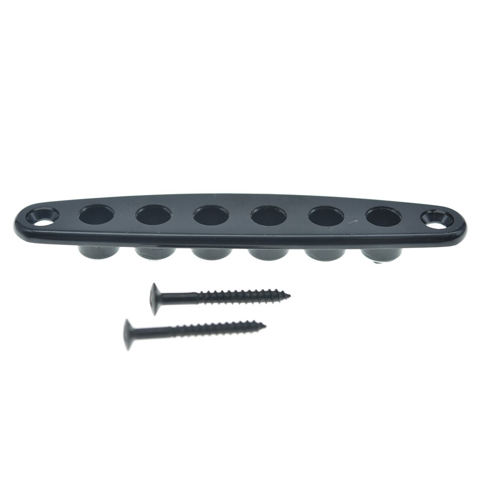 KAISH Guitar Bridge String Thru Body Ferrule Plate String Bushing Plate ...