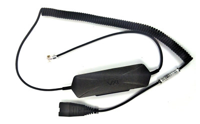 VXi OmniCord-P Universal Headset Audio Adapter Cord + Mic booster VXI ...