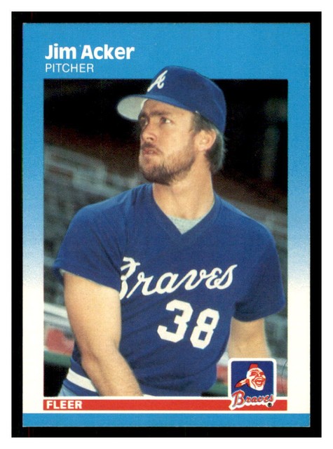 1987 Fleer - #509 Jim Acker for sale online | eBay