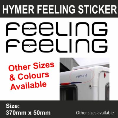 HYMER ERIBA CARAVAN MOTORHOME CAMPER FEELING | Sticker-Decal-Graphic ...