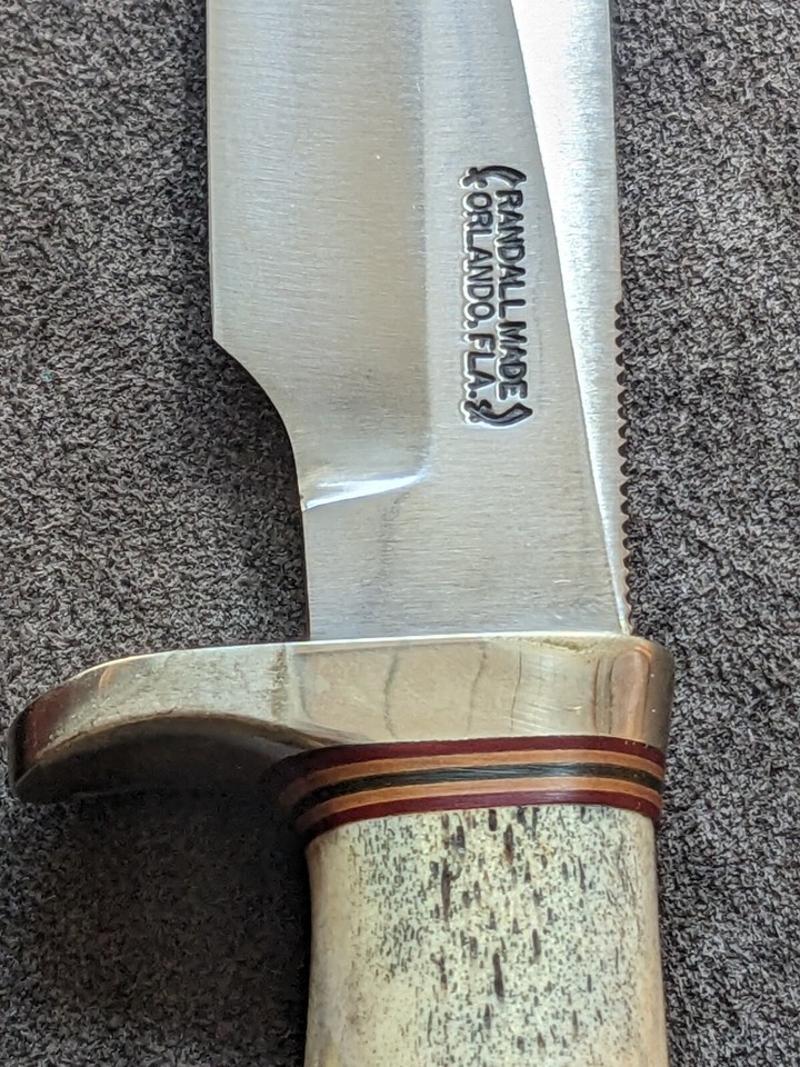 Rare Stag Randall Made Knife 5-4, Amazing Unused Condition with Org ...