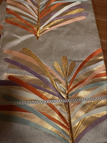 Nishijin Pure Silk Dynasty Great King Pine Pattern Multicolor Luxury | eBay