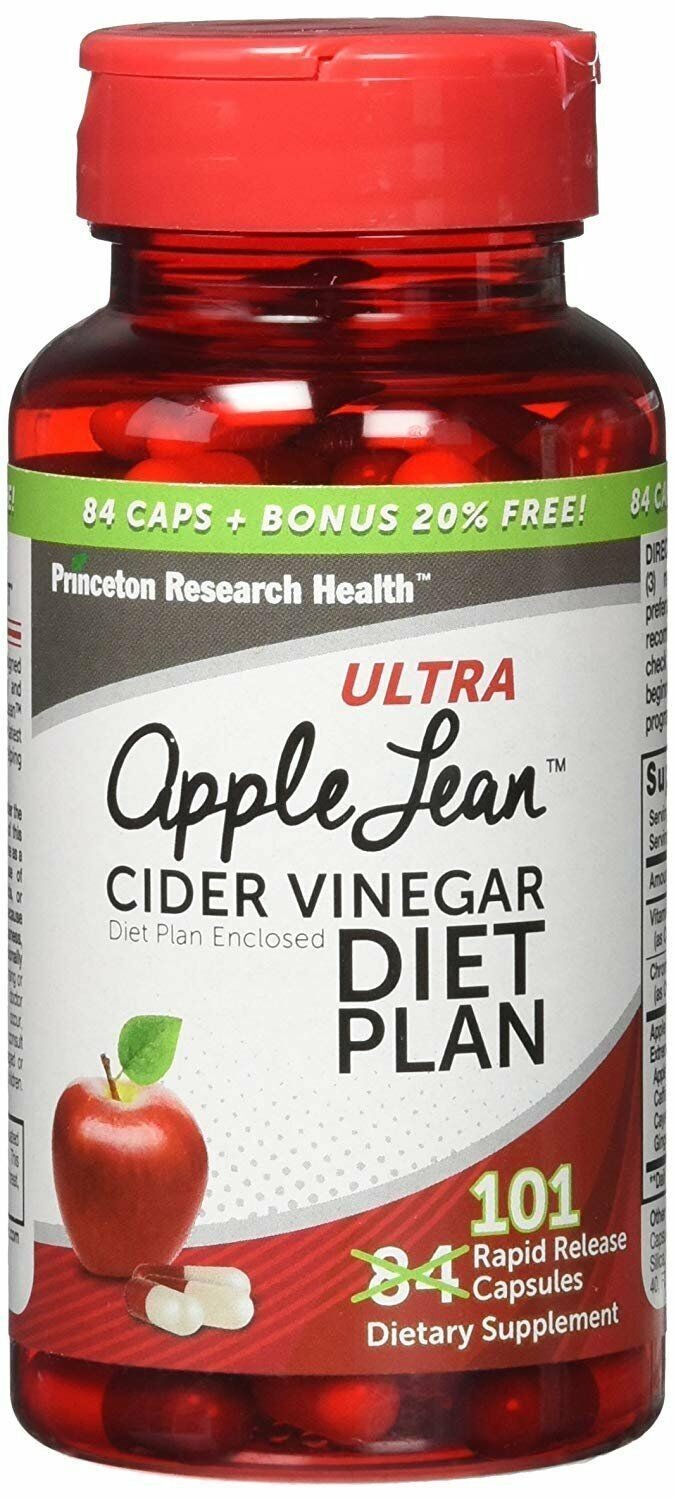 Ultra Apple Lean Cider Vinegar Diet Plan Rapid Release Capsules 101 ...