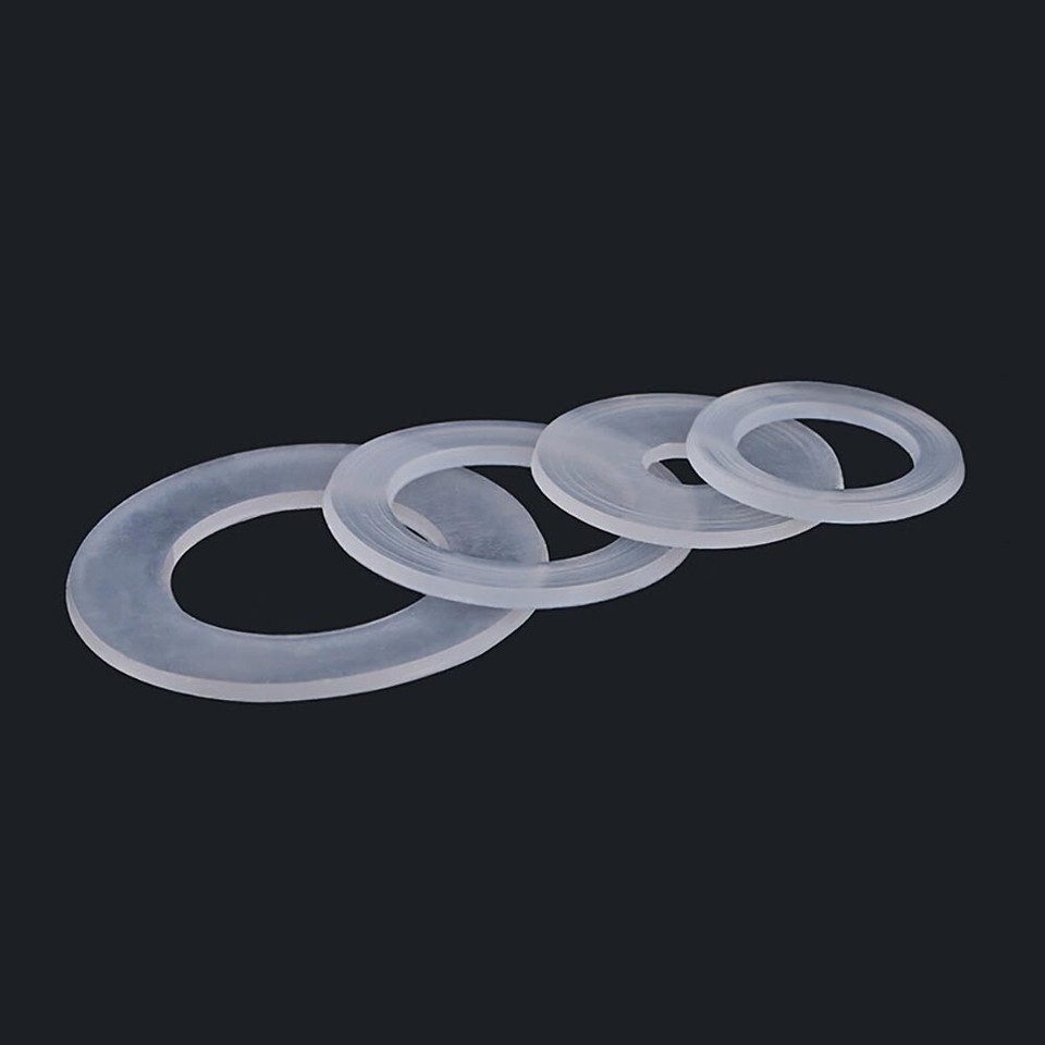 Nylon Plastic Flat Washers Insulating Washer Rubber Round Gasket Soft ...