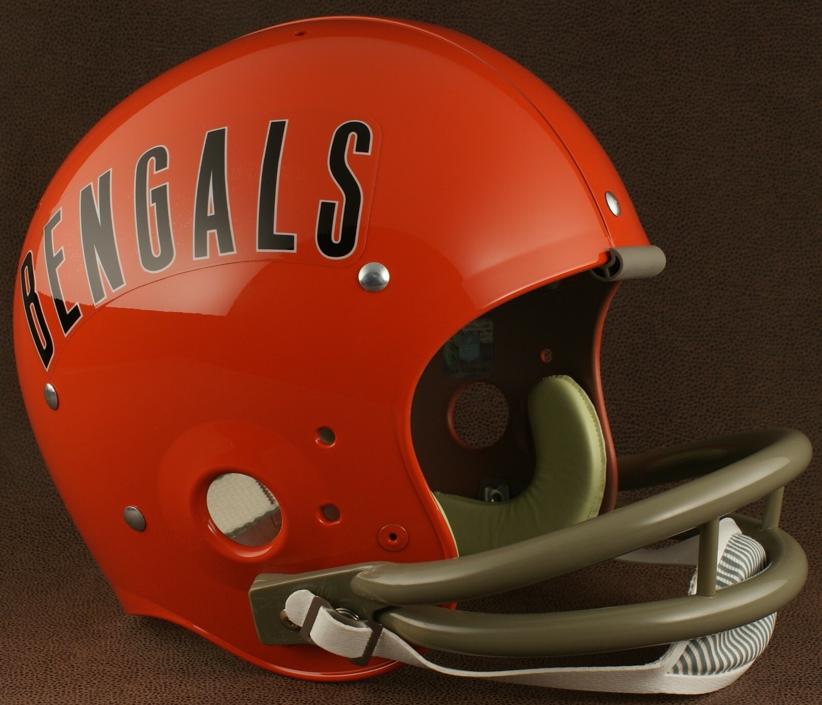 CINCINNATI BENGALS 1968-1979 NFL Authentic THROWBACK Football Helmet | eBay