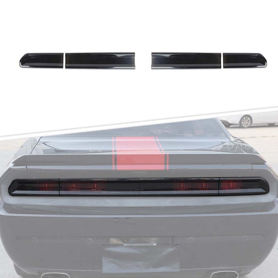 2009-2014 Dodge Challenger Tail Light Lamp Covers Rear Tail Light Guard ...