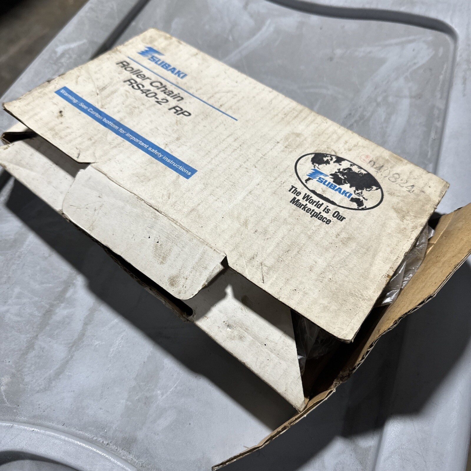 New Open Box Tsubaki RS40-2-RP A110104 240 Links Roller Chain 10 ...