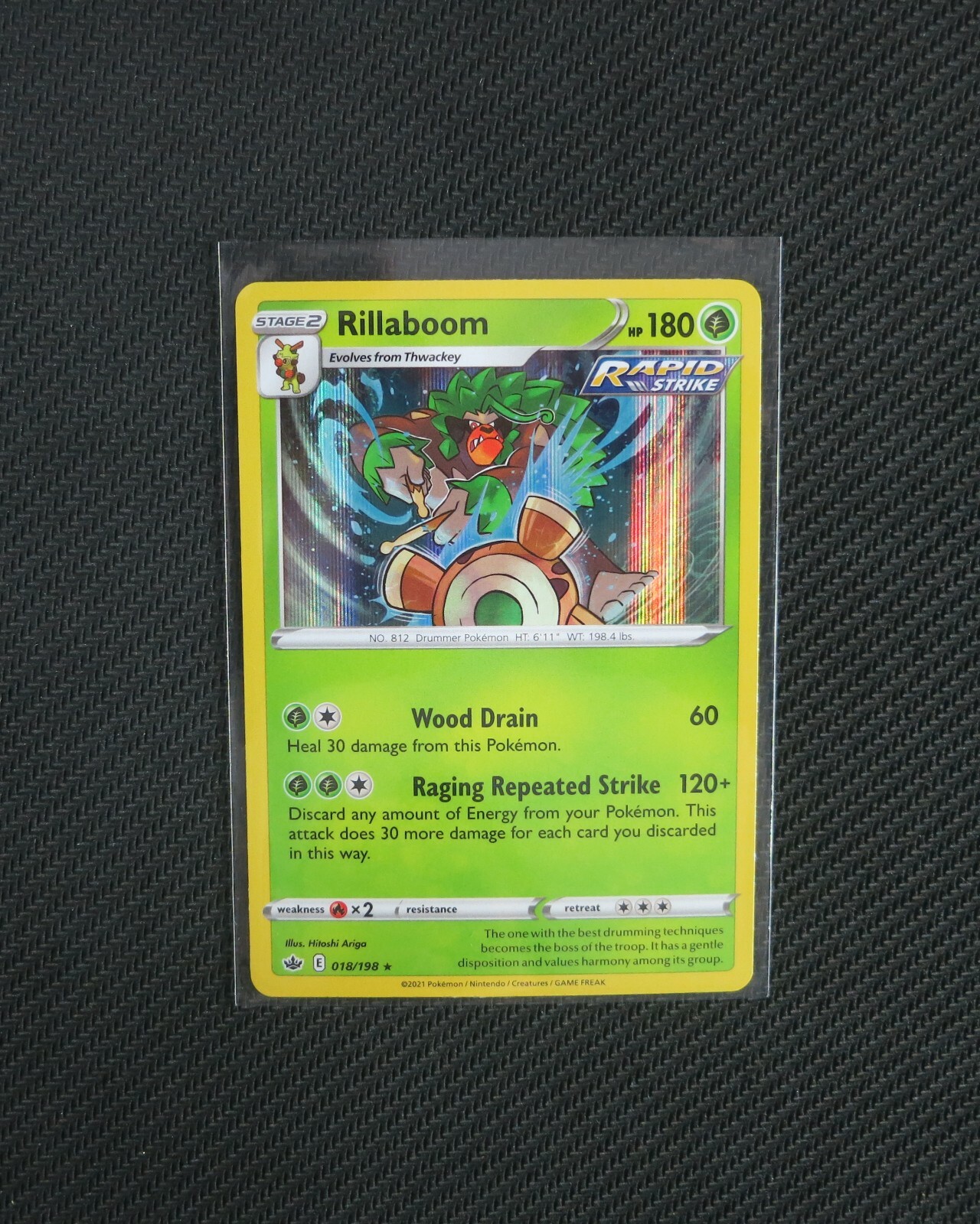 1x Rillaboom 018/198 HOLO RARE Chilling Reign Pokemon TCG Card | eBay