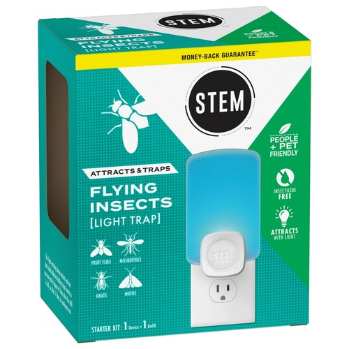 STEM FLYING INSECTS LIGHT TRAP KIT Mosquitoes Fruit Flies Gnats Moths ...