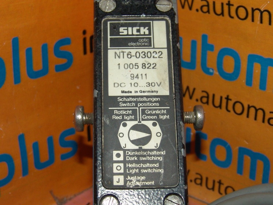 SICK OPTIC NT6-03022 REGIS SCANNER CONTRAST SENSOR PNP/NPN WOW!! | eBay