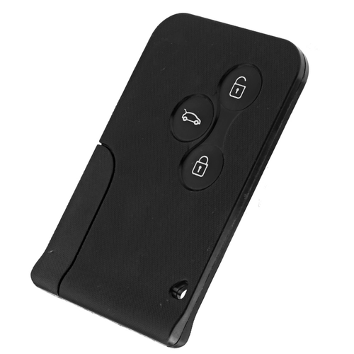 Mini 3 Button Car Remote Control Smart Key Card Plastic Case For Clio M ...