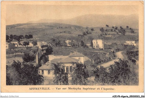AJEP9-ALGERIE-0821 - AFFREVILLE - vue sur mustapha supérieur et l ...