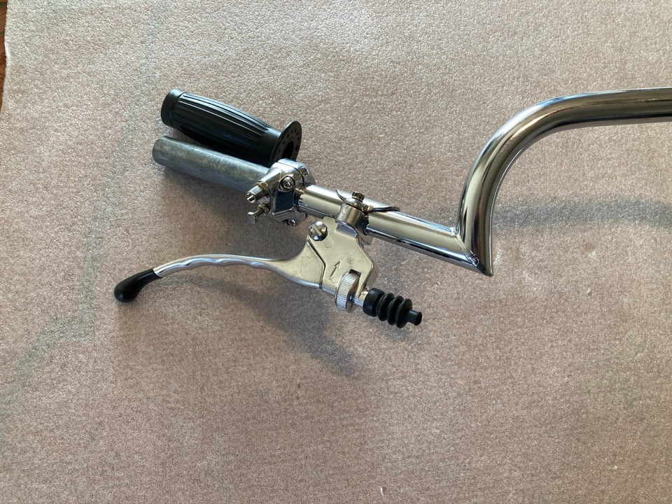 Cafe Racer Handlebars & Controls Levers Grips Throttle Kill Switch | eBay