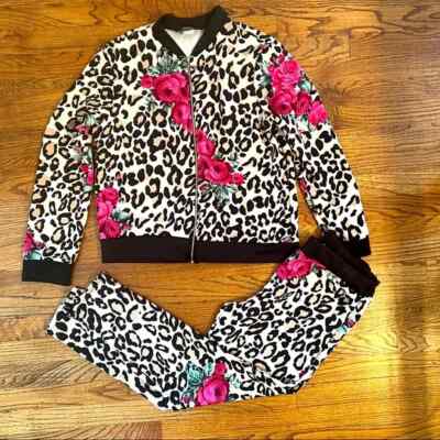 Arabella Animal Print with floral accent Outfit size large | eBay