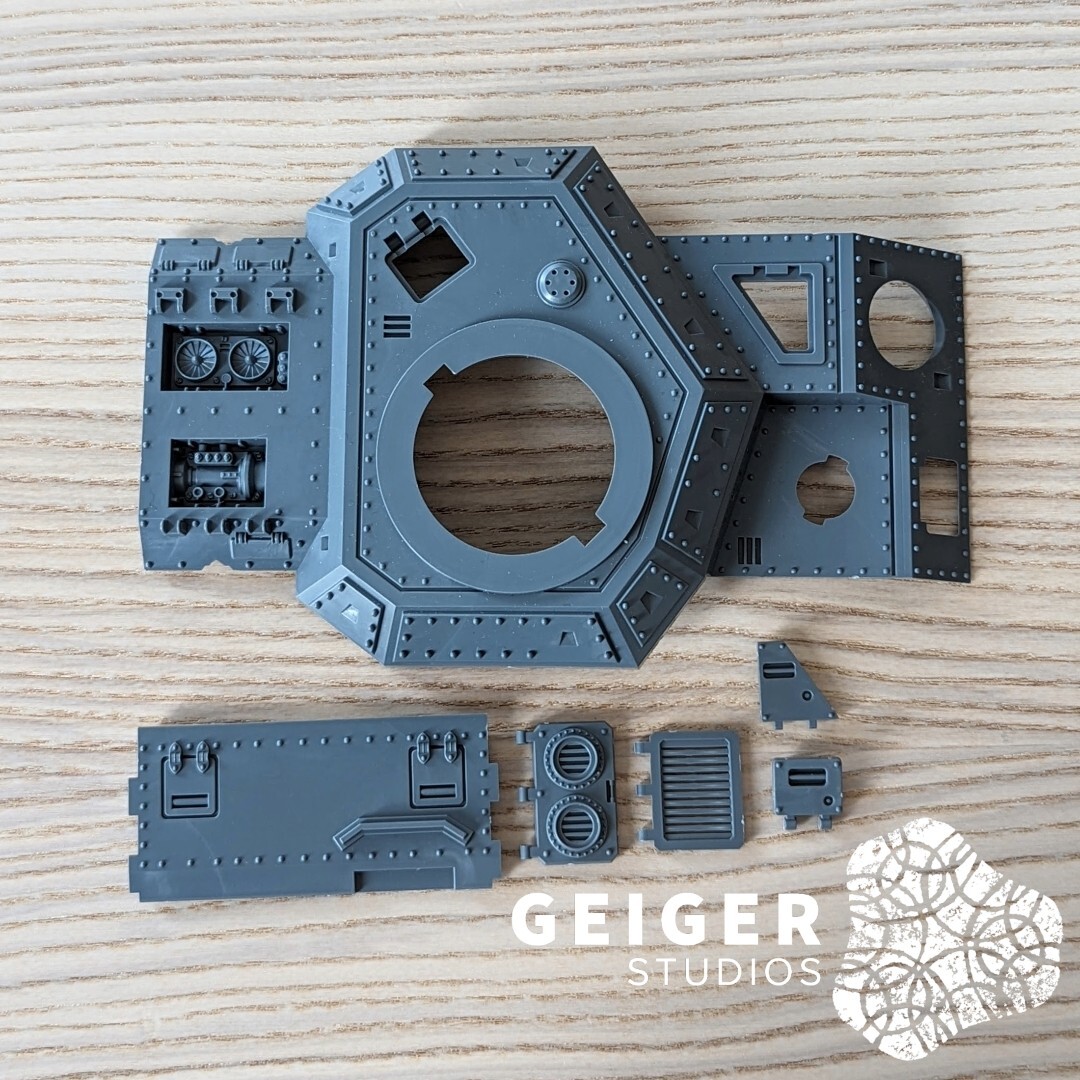 Warhammer 40k Astra Militarum Bits | Baneblade | Top Hull Turret Ring ...