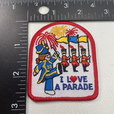 Marching I LOVE A PARADE Patch B025 | eBay