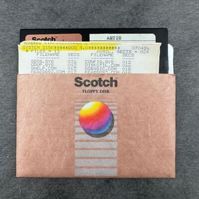 Vintage Computer Floppy Disk - Estate Find, Collector's Item, Untested ...