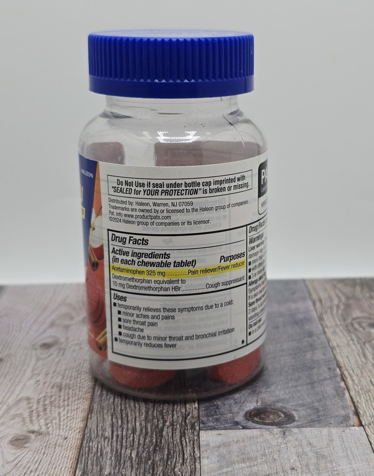 Theraflu Daytime Cold Relief Soft Chews, Apple Cinnamon – 20 Ct EXP 12/ ...