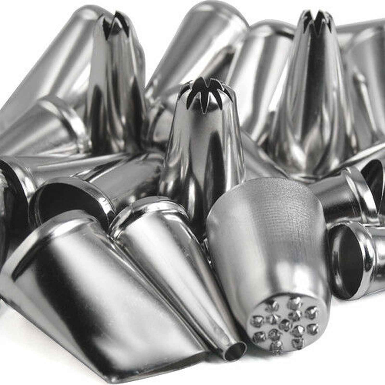 24 Pieces Icing Piping Nozzles Tool Box Set Cake Cupcake Sugarcraft ...