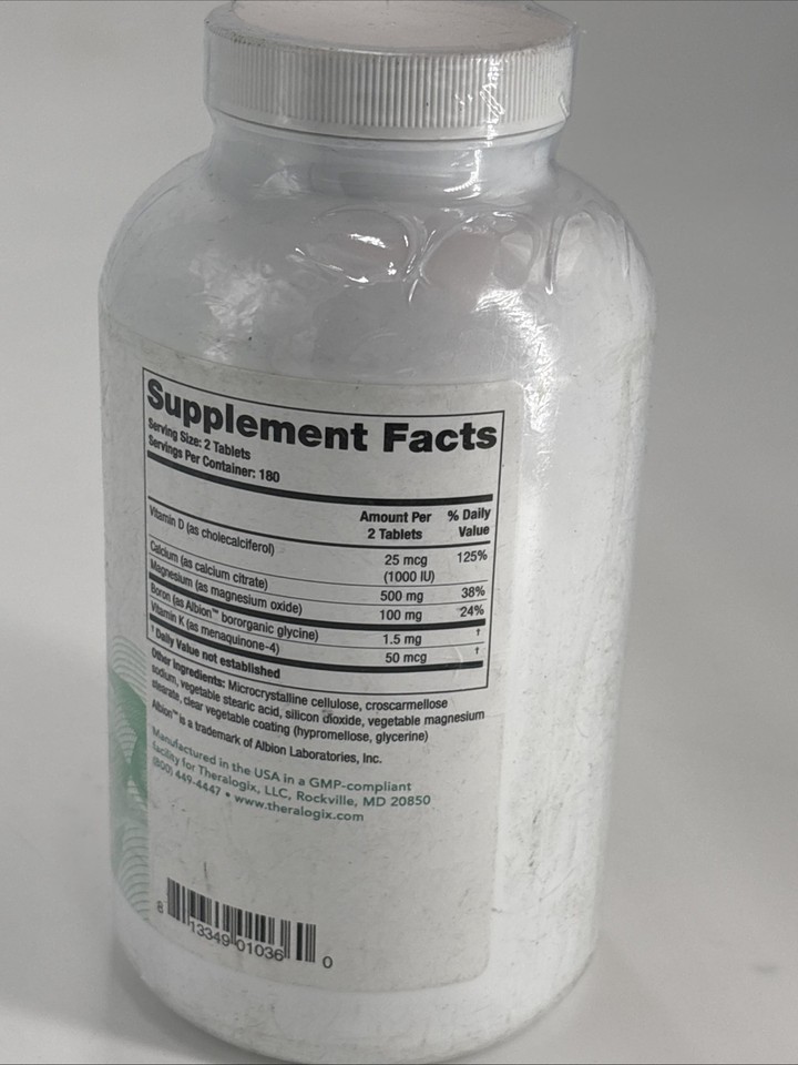 THERALOGIX PROSTEON For Bone Density , 360 TABLETS exp 11/26 | eBay