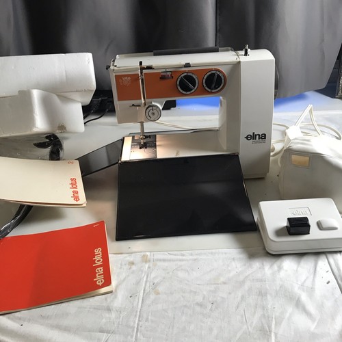 Elna Lotus T SP Sewing Machine Foot Pedal And Power Cable ManualsTested ...