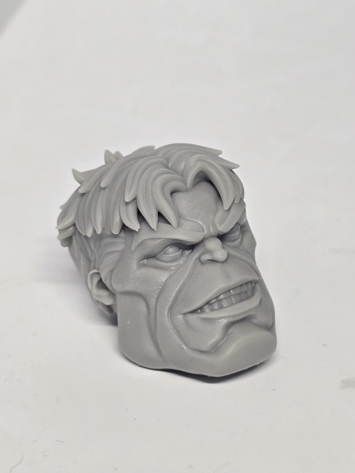 3d Print HULK XMEN 97 SMIRK Head MARVEL SELECT Immortal Hulk 1:12 ...
