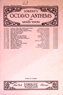 Christian, Gospel - Sheet Music Octavo