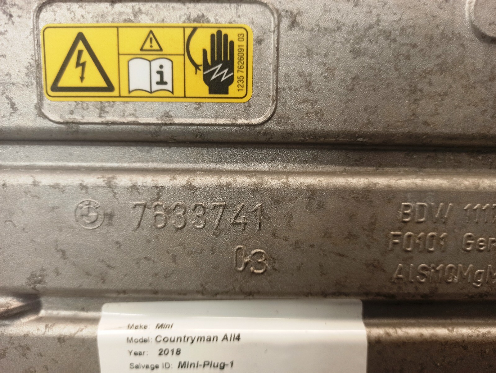 Mini Countryman 2017-2020 Hybrid Plugin High Voltage HV Battery 6125 ...