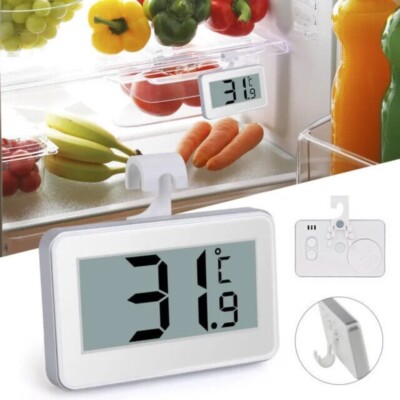 Waterproof Digital LCD Fridge Thermometer Digital Refrigerator ...