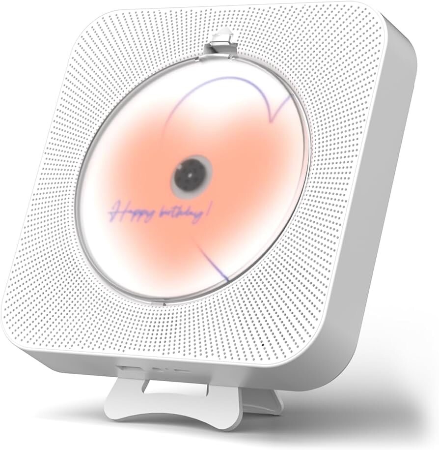 Rechargeable Cute CD Player with Blutooth 5.0; Portable Music Player