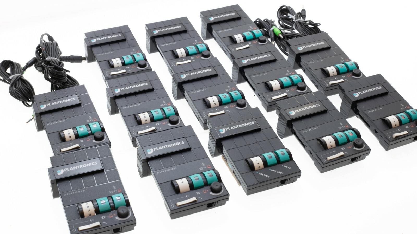 [Lot of 13] Plantronics Switcher MX10 Amplifier Units with 5 Audio ...