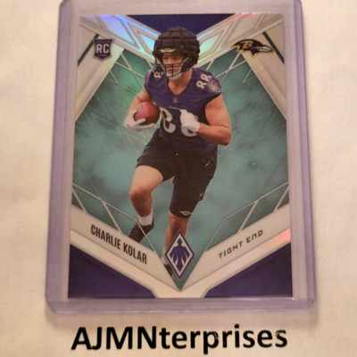 Charlie Kolar TEAL Rookie /150 2022 Panini Phoenix Ravens | eBay