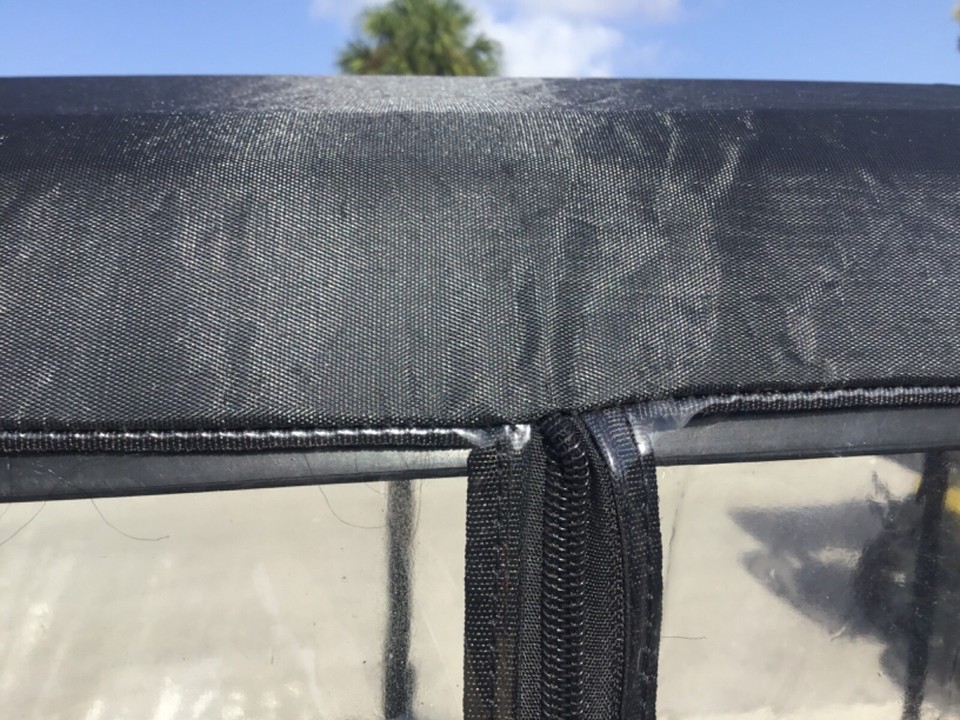 BLACK ENCLOSURE DENAGO ROVER XL 4 PASSENGER SEAT GOLF CART COVER | eBay