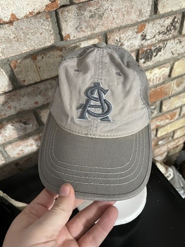 Arizona State ASU Gray Strapback Hat / Cap By Zephyr | eBay