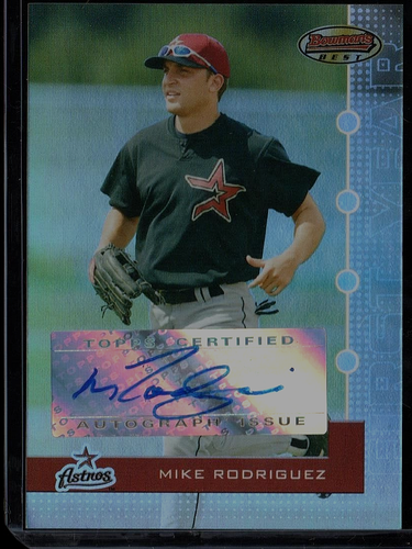 Mike Rodriguez (Astros) 2005 Bowman's Best 1st Year RC Autograph/974 ...