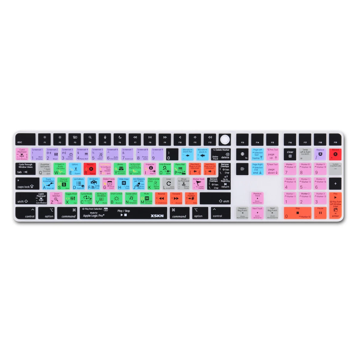 Logic Pro Keyboard Cover