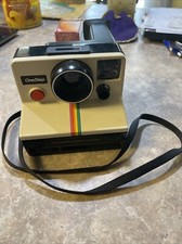 Vintage Polaroid One Step Rainbow Stripe Sx-70 Instant Film Land Camera ...