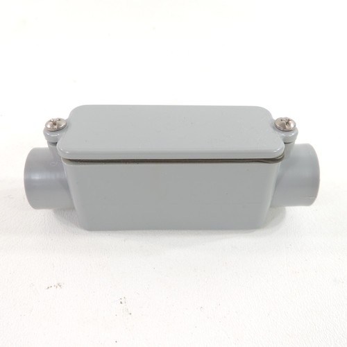 Carlon 1/2 In. PVC C Access Fitting E987D, Type C Conduit Body, Volume ...