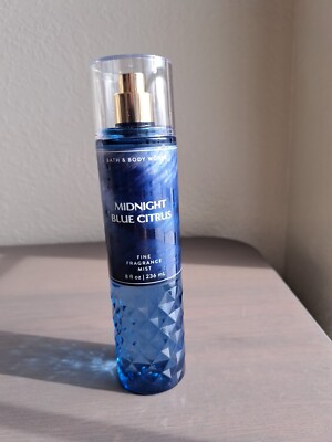 Bath & Body Works Midnight Blue Citrus Fragrance Body Mist Splash Spray ...