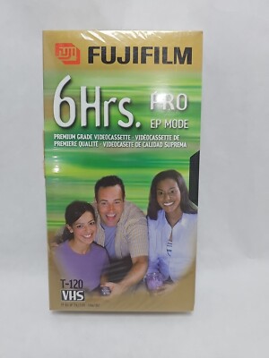 Fujifilm VHS Pro T 120 Video Cassette 6 Hours Factory Sealed | eBay