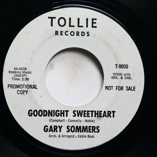 GARY SOMMERS - GOODNIGHT SWEETHEART/ GOOD WILL TO YOU, BABY - POP 45 ...