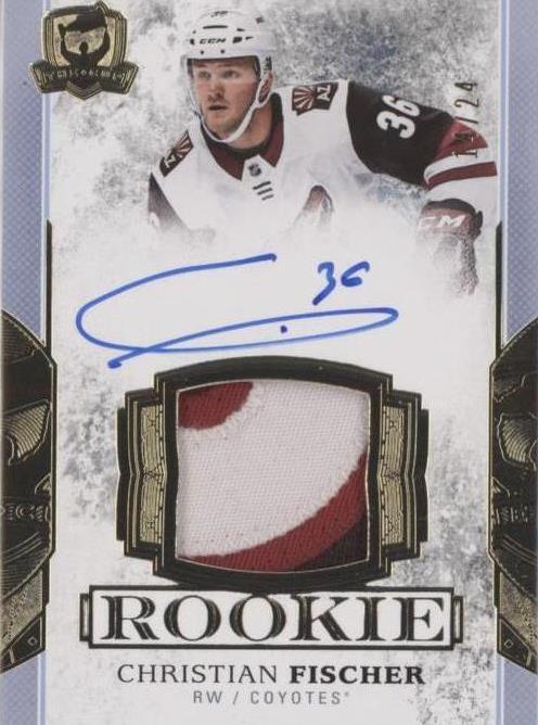 2017-18 Upper Deck The Cup - Rookie Patch Autograph Christian Fischer ...