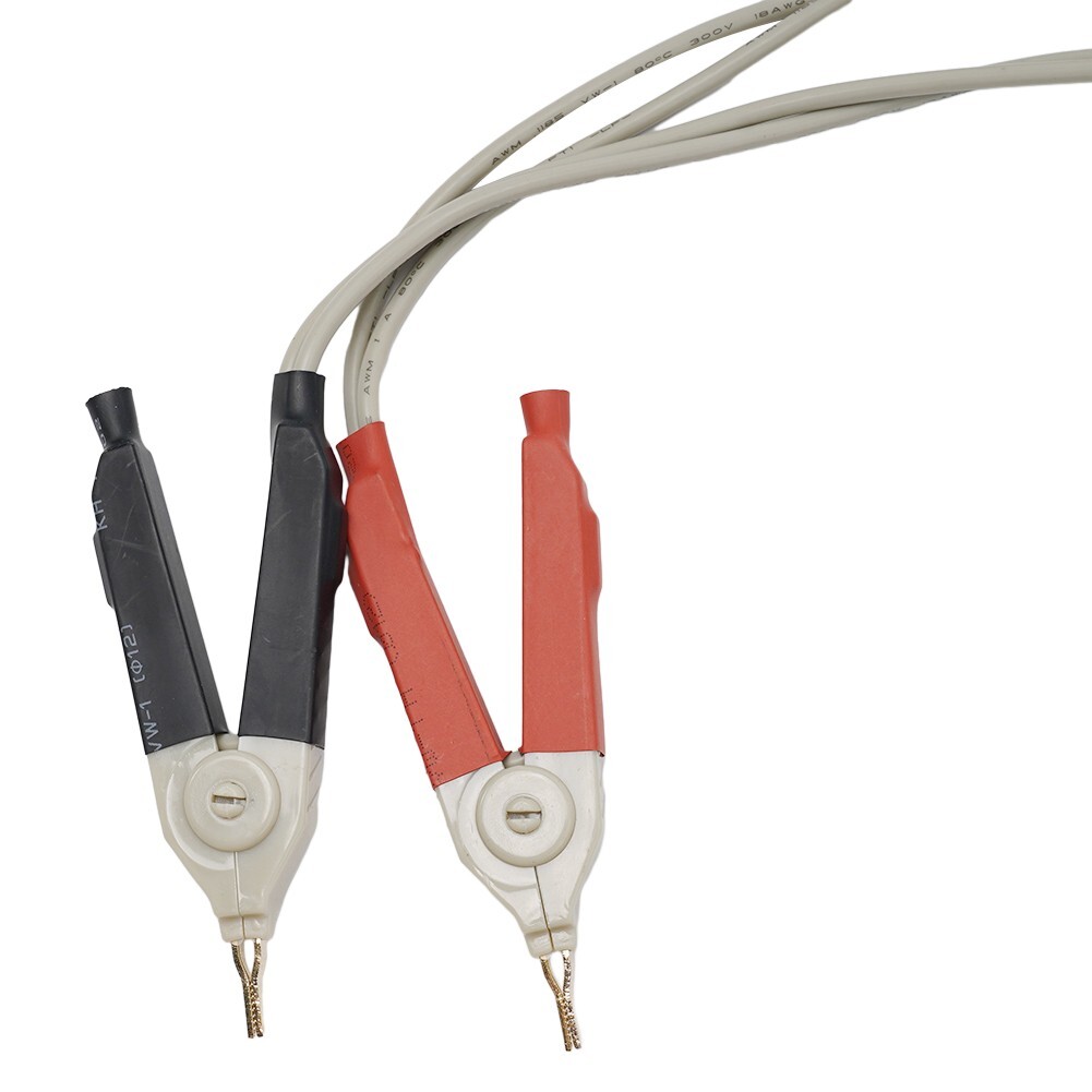 2Pcs Test Cable Clamp Connector Kelvin Metal Meter Standard Terminal ...