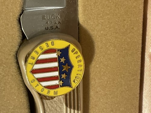 70/1,000 VERY RARE Buck Limited Edition Knife Commemorative Desert ...