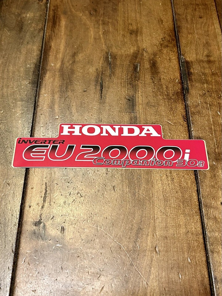 HONDA Decal Sticker EU2000I Companion 87101-Z07-T80 Genuine OEM | eBay