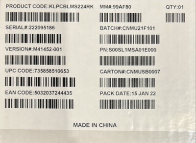 Intel KLPCBLMS224RK Minisas To Slimsas Right-hsbp Cable Kit NEW BROWN ...